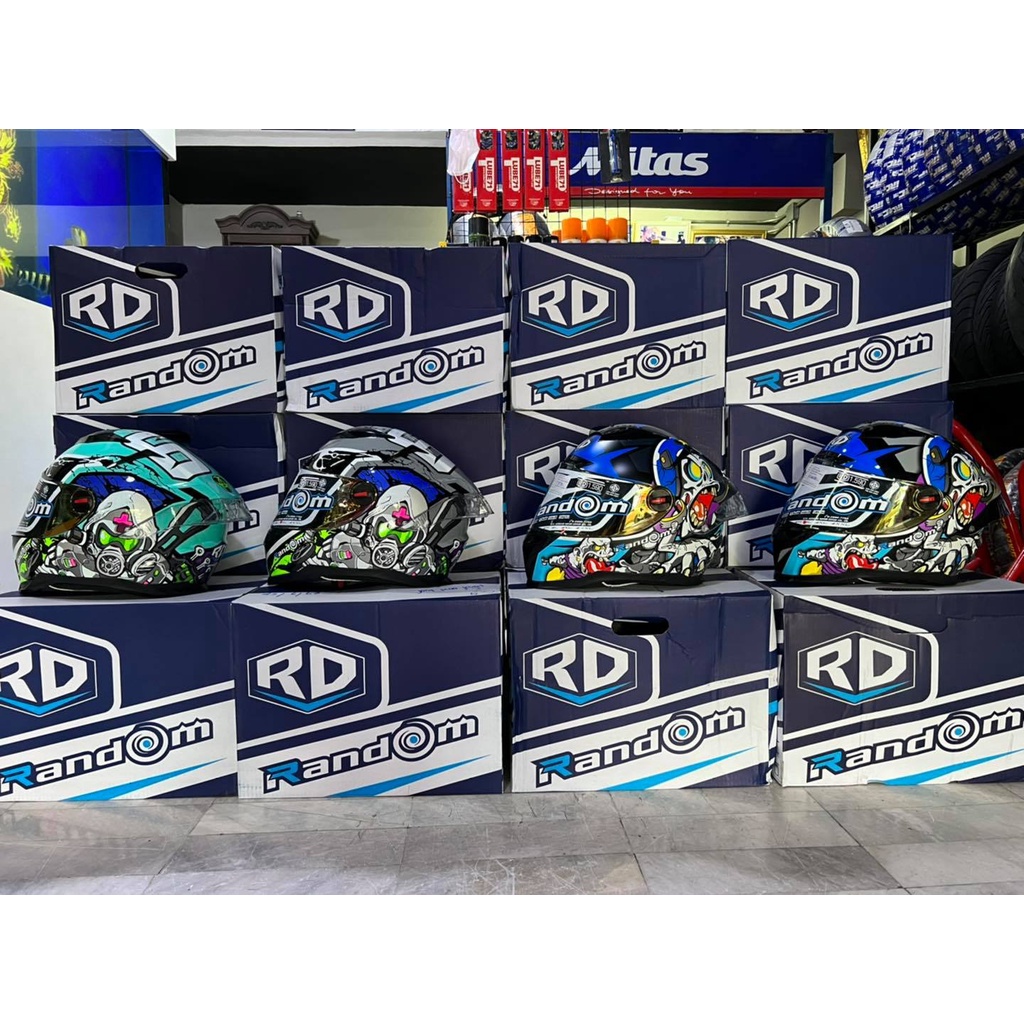 NEW RANDOM HELMET หมวกกันน็อก RD หมวกกันน็อค รุ่น CZ-R BT เต็มใบ รองรับ ...