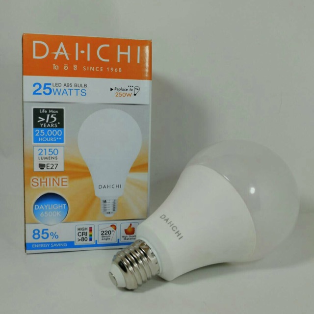 DAI ICHI LED Bulb 25w (Daylight) | Shopee Thailand