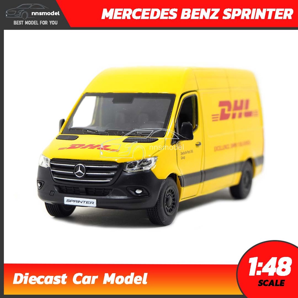 โมเดลรถตู้ เบนซ์ MERCEDES BENZ SPRINTER (Scale 1:48) โมเดลรถเหล็ก รถ ...