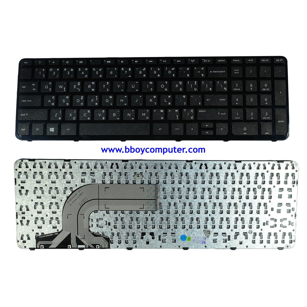 HP Keyboard คีย์บอร์ด HP 15-E 15-N 15-R 15-T 15-F ไทย อังกฤษ | Shopee ...