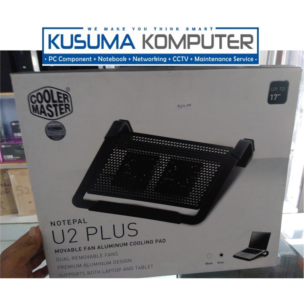 Cooler Master NOTEPAL U2 Plus Cooling Pad Notebook Laptop สูงสุด 17" | Shopee Thailand