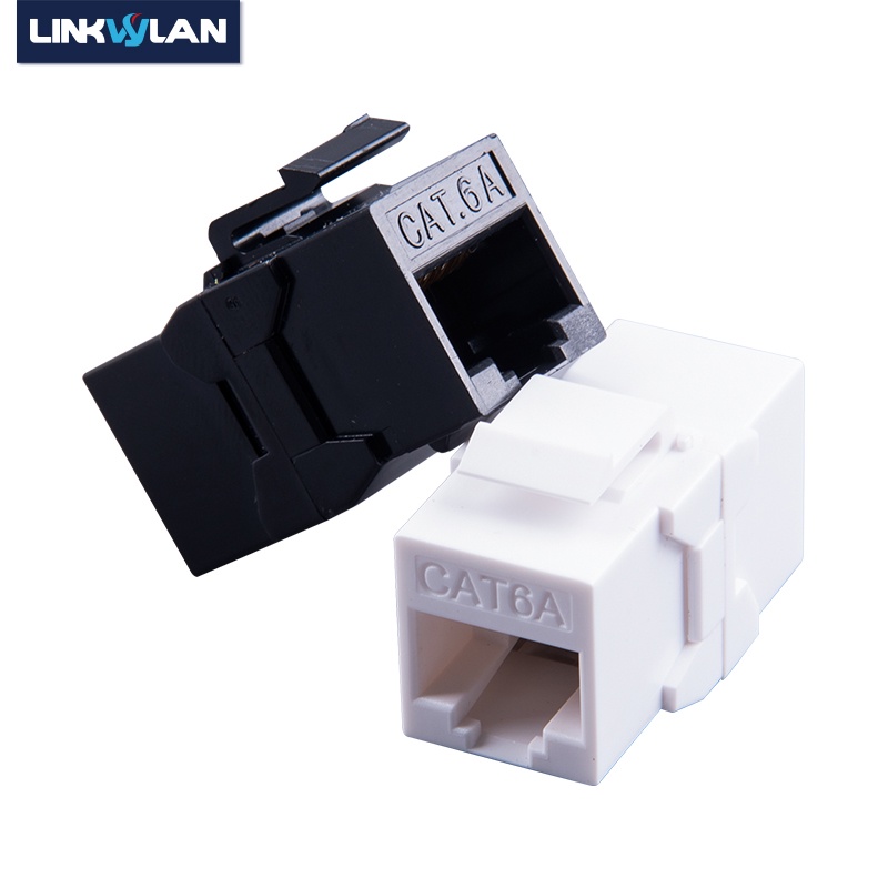 Linkwylan RJ45 Cat5e Cat 6 6A Keystone อะแดปเตอร์หญิงอินไลน์ Coupler ...