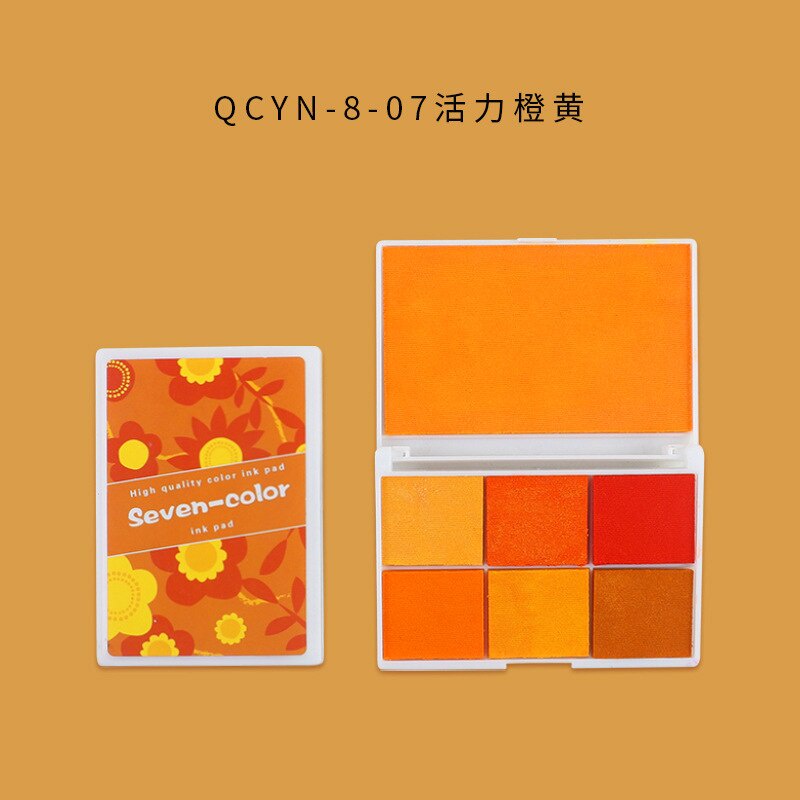 ชุดแผ่นหมึกแสตมป์ Seven-Color | Shopee Thailand