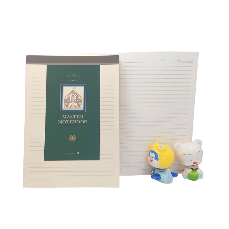 สมุดปกอ่อน morning glory สันกาว รุ่นmaster notebook ขนาดB5 เปิดข้าง ...
