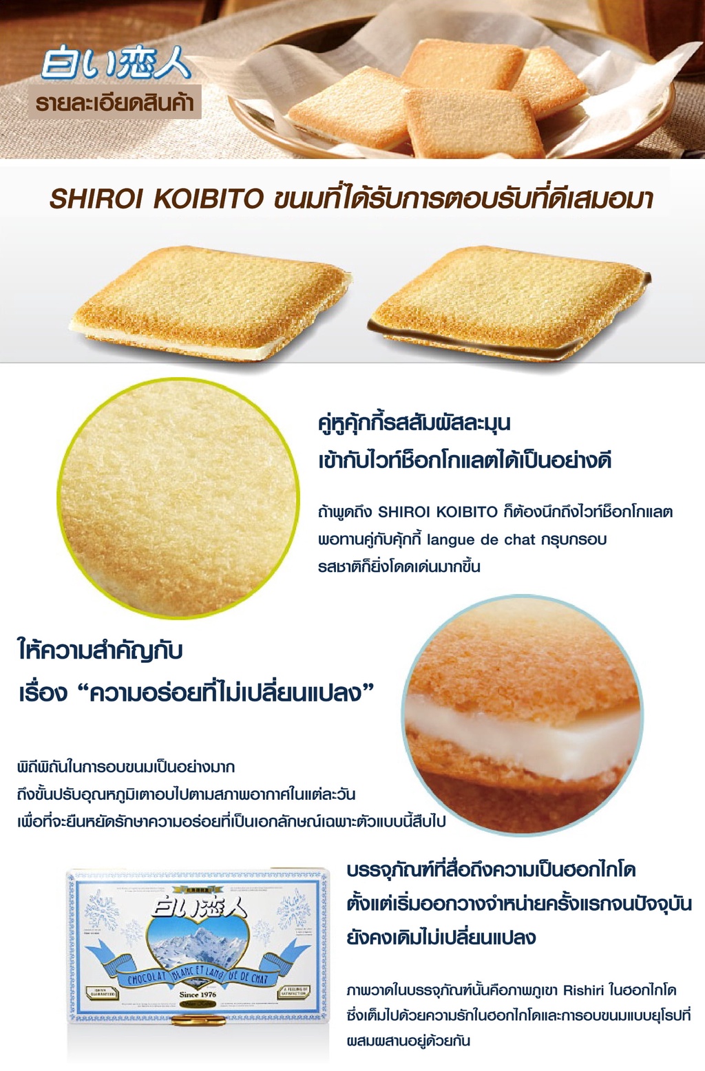 Ishiya Shiroi Koibito ขนมชิโร่ย โคอิบิโตะ Black & White 24 ชิ้น | Shopee Thailand