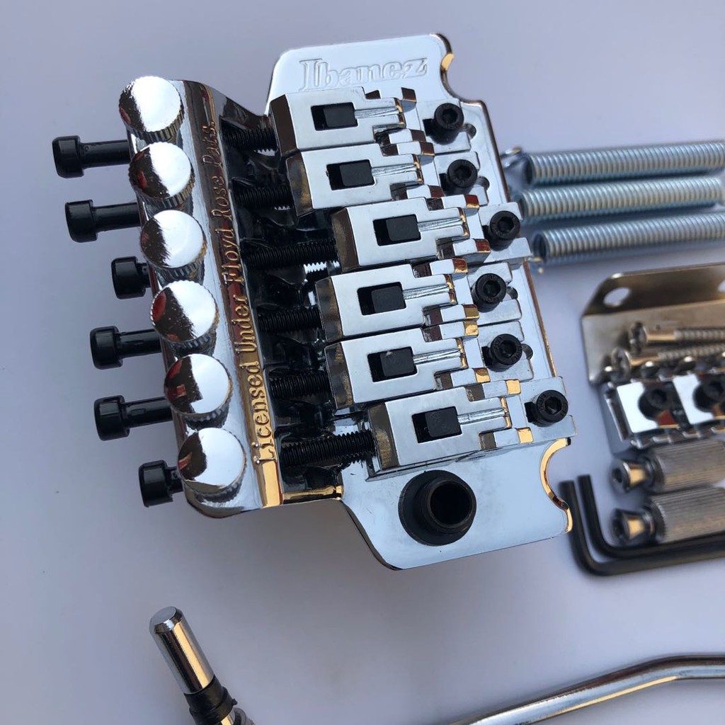 Ibanez Tremolo System Double Shake กีตาร์ไฟฟ้าสะพาน Chrome อะไหล่ 1 ชุด ...