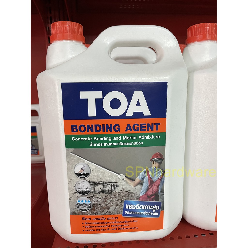 TOA ฺ112 BONDING AGENT น้ำยาประสานคอนกรีตและงานซ่อม 5 ลิตร (TOA 112 ...