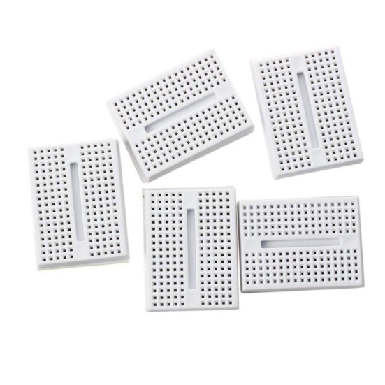 170pts Mini Breadboard SYB-170 หลุม 35x47x8.5 มิลลิเมตร White with Connect Arduino | Shopee Thailand