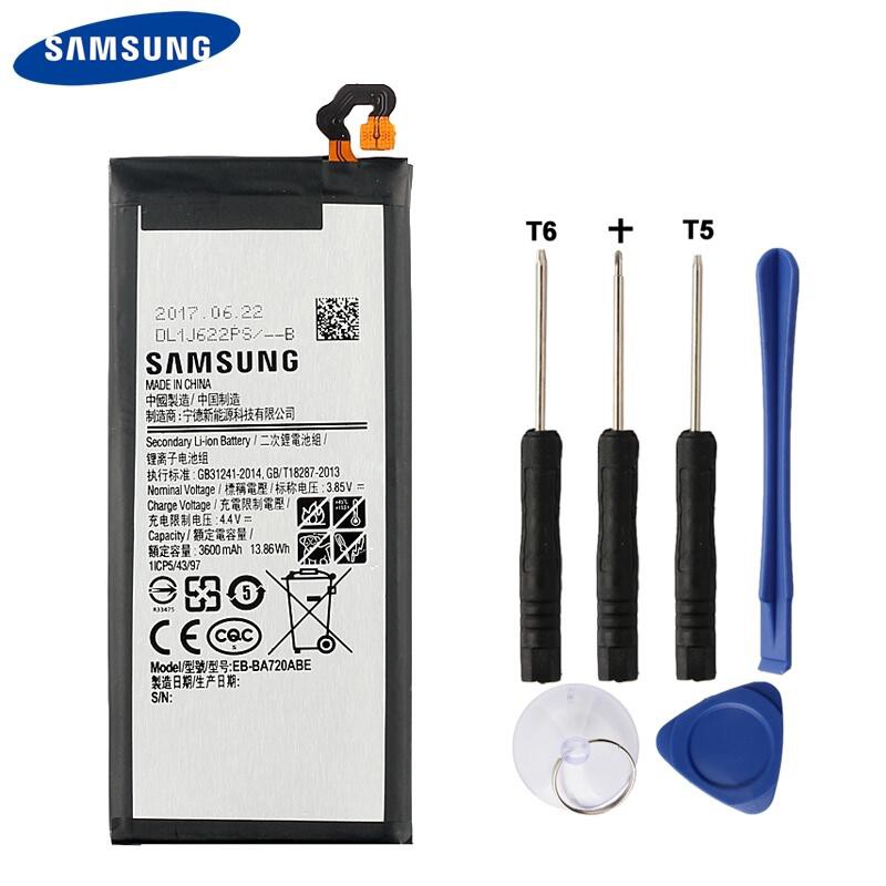 แบตเตอรี่ Samsung Original EB-BA720ABE สำหรับ Samsung GALAXY A7 2017 ...