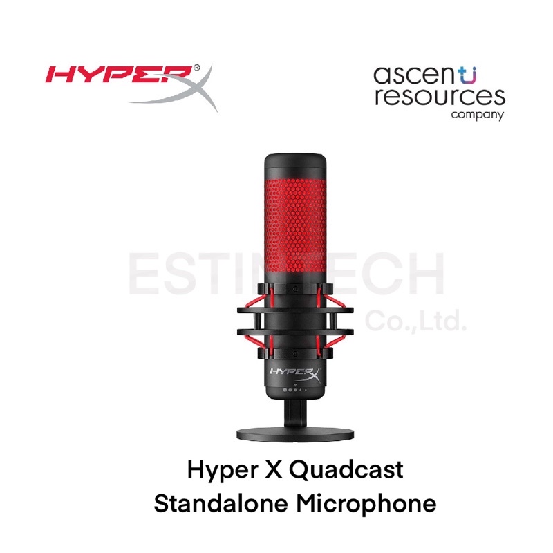 Microphone (ไมโครโฟน) HyperX Quadcast Stand-alone Microphone ของใหม่ ...