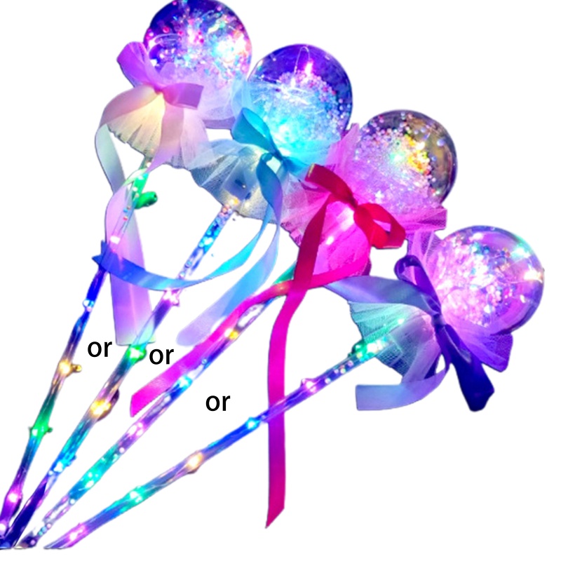 Exhila กระพริบ Stick Girls LED Magic Wand Party Supplies Novelty Street ...