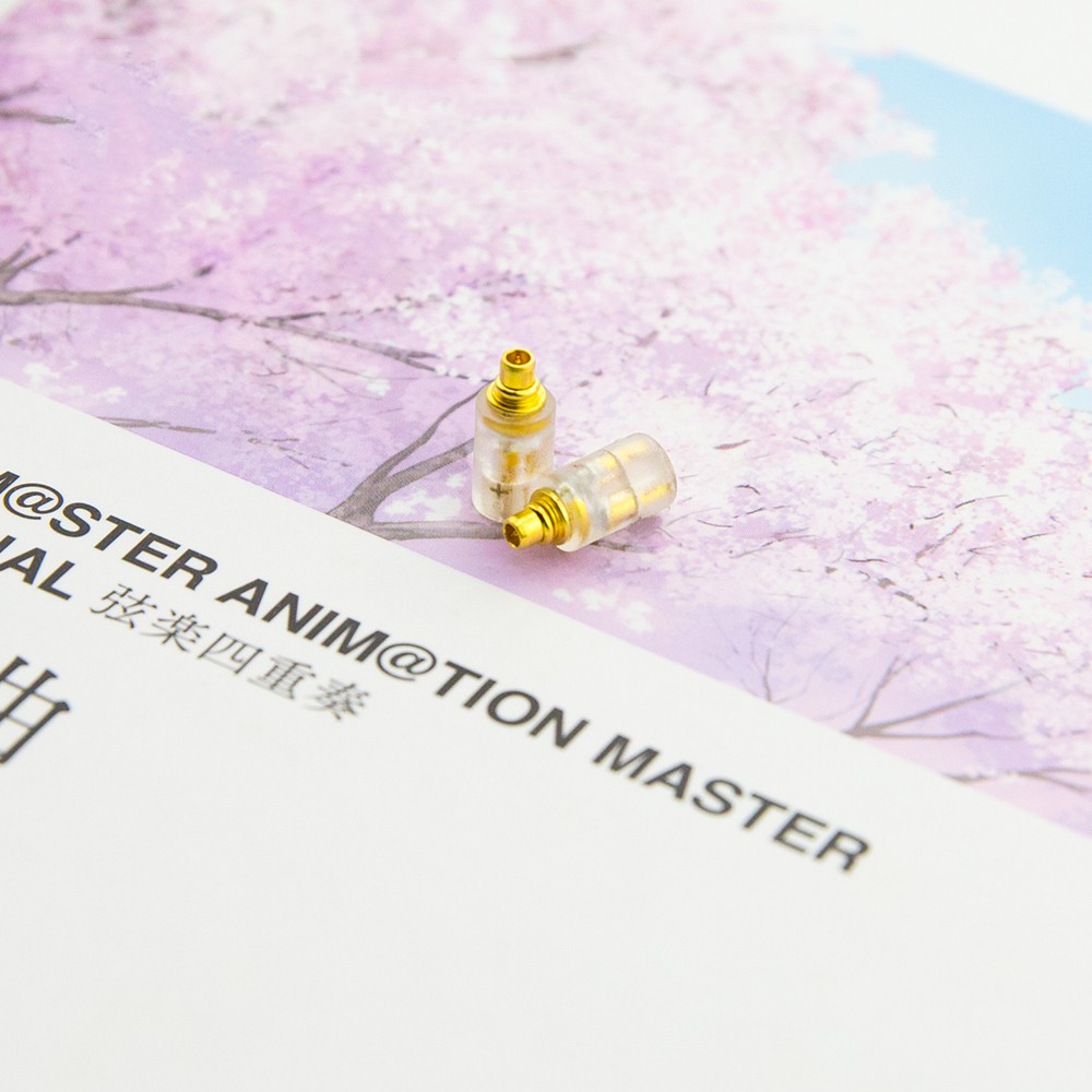 OE Audio 2Pin 0.78mm to MMCX/MMCX to 2Pin 0.78mm Mini Earphone Plug Cable Adapter Earphone ...