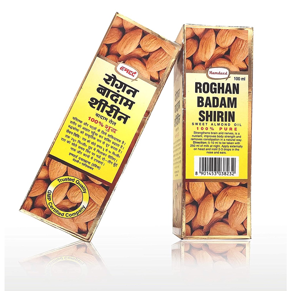 Roghan Badam Shirin (น้ำมันอัลมอนด์บริสุทธิ์) 100ml. | Shopee Thailand