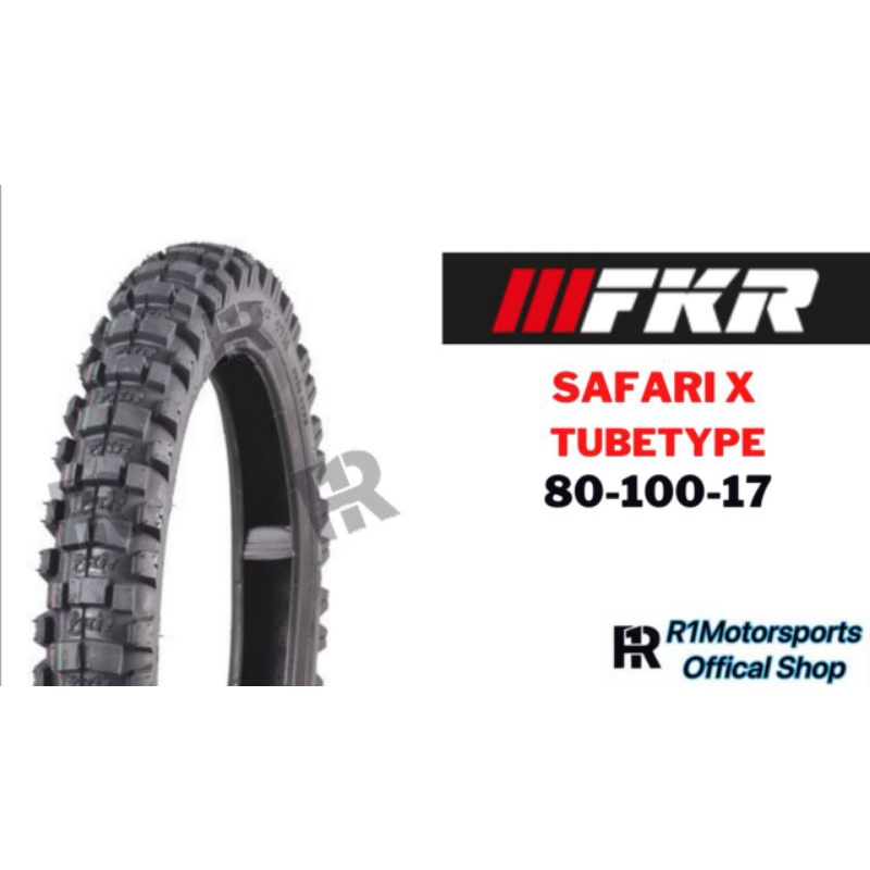 [FKR] Subcross Safari X Tubetype Tubeless 70/100-17 80/100-17 | Shopee Thailand