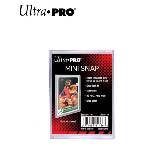 Ultra Pro Display Mini Snaps กรอบพลาสติกประกบสำหรับการ์ด 88*63mm.(UP ...