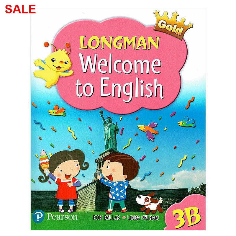 Longman welcome to English 3B gold new student book + 4 exercise books ...