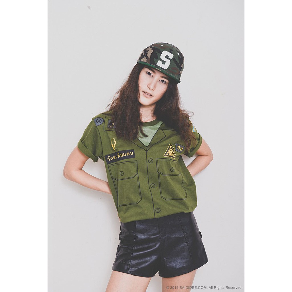 เสื้อยืดรักษาดินแดน-SAI-DI-DEE | Shopee Thailand