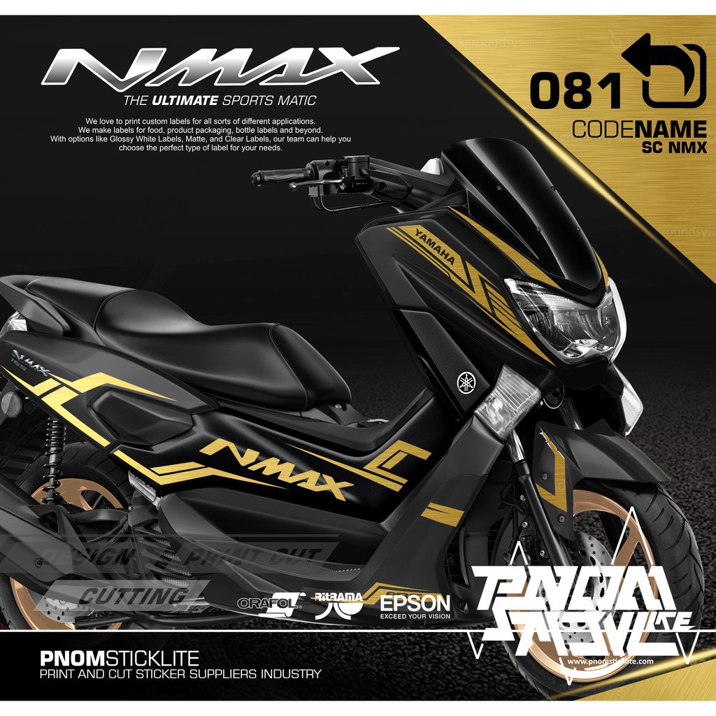 สติ๊กเกอร์ตัดตกแต่ง Nmax Sc Nmx P081 Official - Wanda | Shopee Thailand