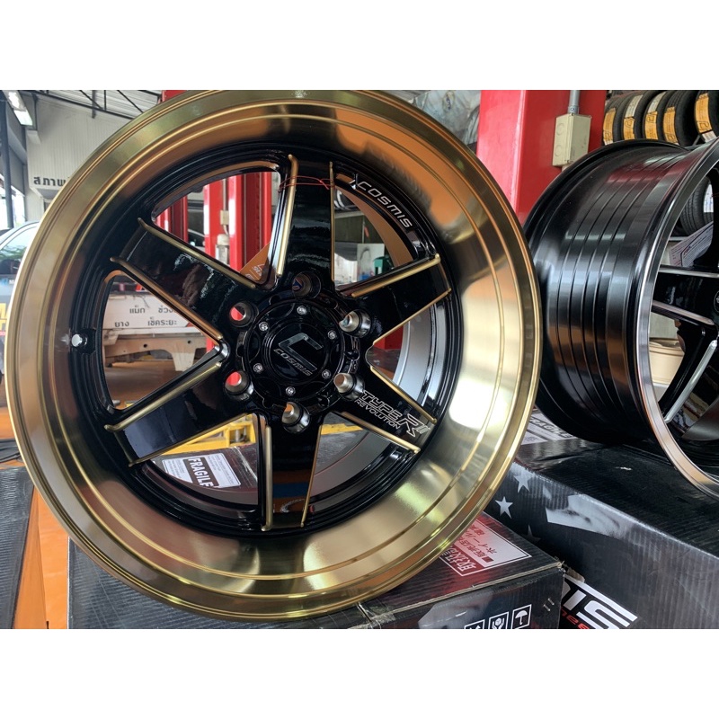ล้อ Cosmis Type R r18 9.5/9.5 หน้าหลัง รับประกัน 6 ปี ราคาต่อ สี่วง ใช้ ...