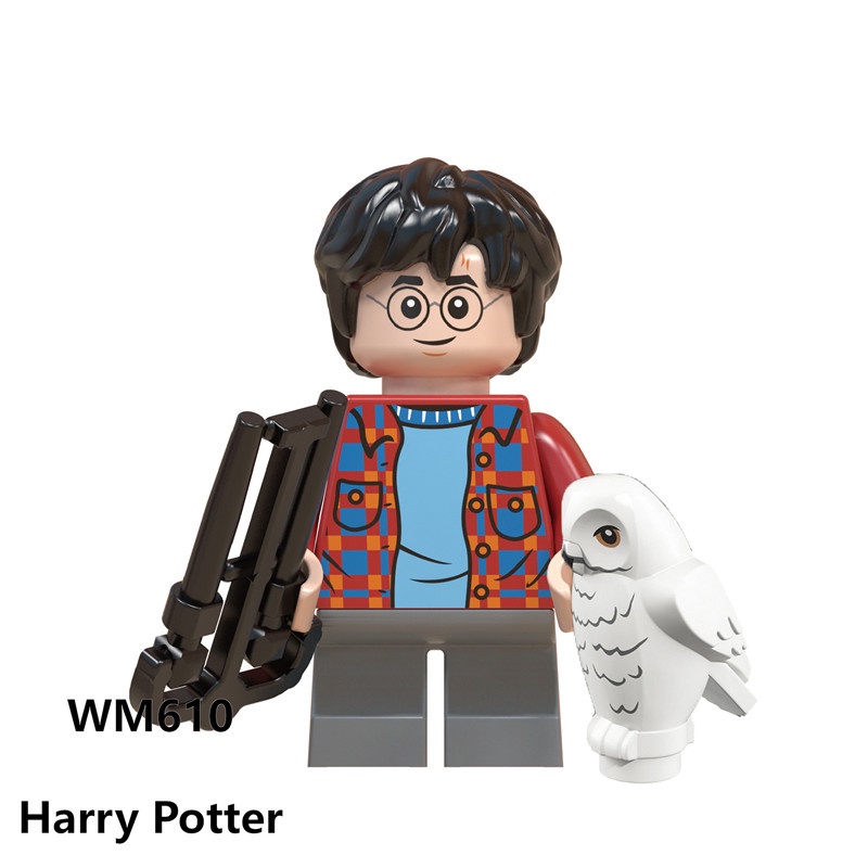 ฟิกเกอร์ตัวต่อ Magic Harry Series Potters Dobby Hagrid Luna Seamus ...