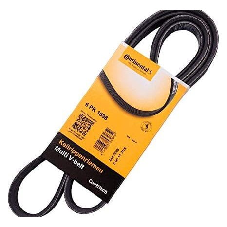 BMW สายพาน 6PK1698 (เครื่องดีเซล N47 N57 B47) F20 F21 F22 F30 F34 E90 F32 F10 F12 E84 F25 F26 ...