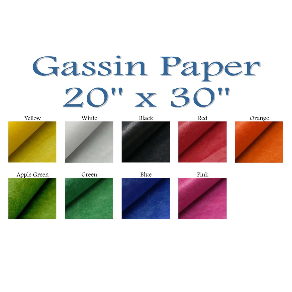 10 ชิ้นกระดาษ Glassin (กระดาษ Wau Light) 20 "X 30" กระดาษว่าวบาง ...