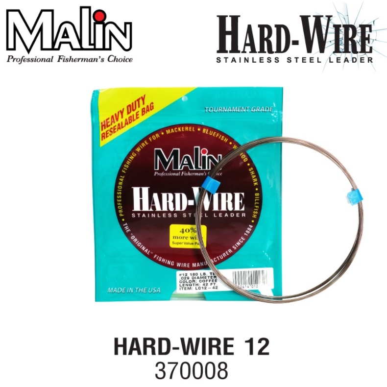 อุปกรณ์ตกปลา แท้จาก MALIN ลวดแข็ง รุ่น HARD-WIRE | Shopee Thailand