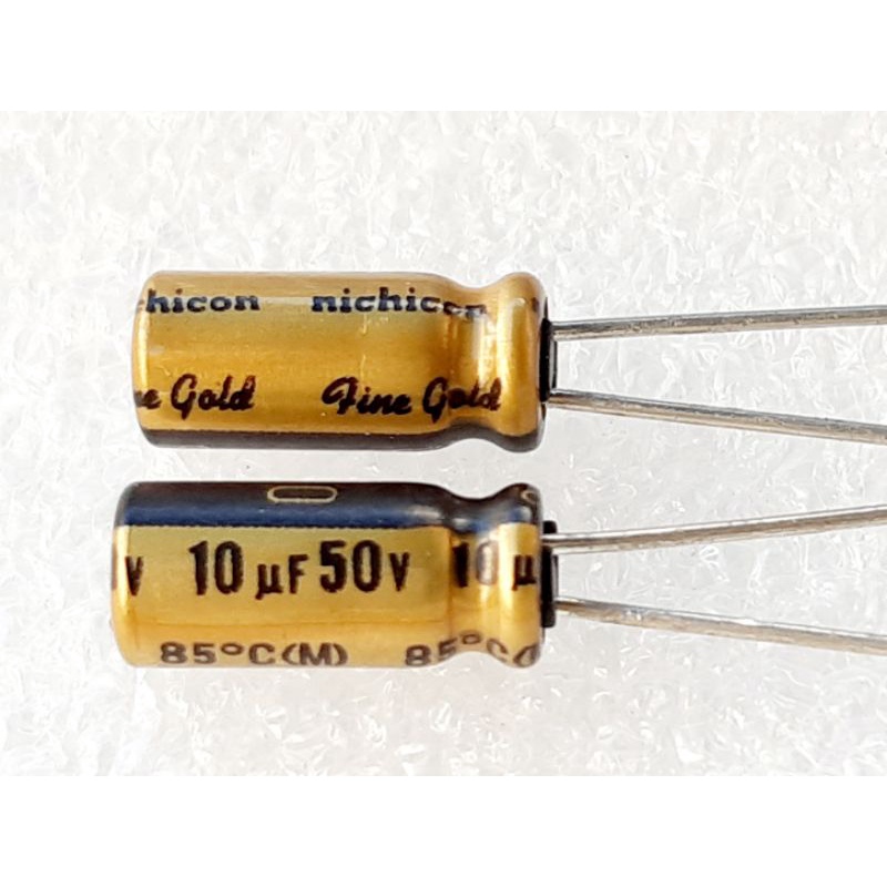 Nichicon FG (Fine Gold) 10uf 50v capacitor ตัวเก็บประจุ คาปาซิเตอร์ ...