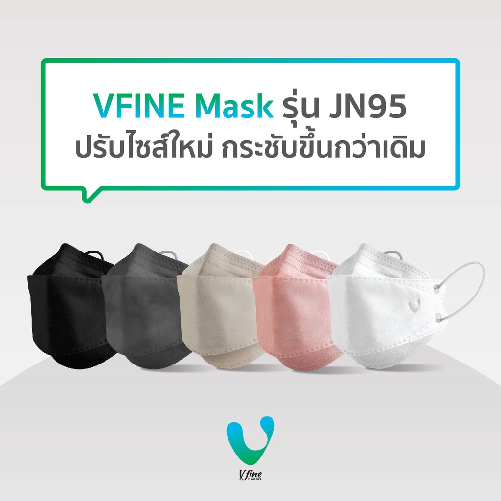 VFINE JN95 Copper Anti-Virus Face Mask - New Edition: ปกป้อง 4 ชั้น ...