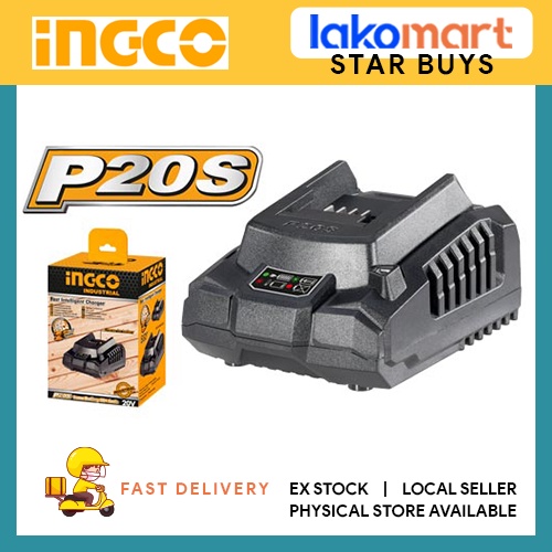 Ingco LI-ION เครื่องชาร์จเครื่องมือไฟฟ้าแบตเตอรี่ 20.0V [FCLI2001 ...