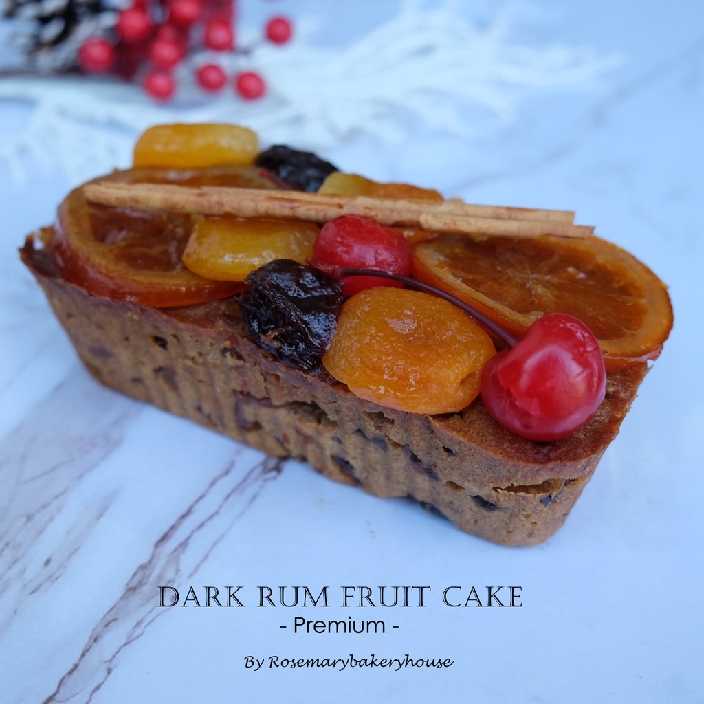 🎄🎅 ฟรุ้ตเค้กสูตรพรีเมี่ยม/ ดาร์ครัมฟรุตเค้ก (1/2ปอนด์, 1ปอนด์) Premium Dark Rum Fruit Cake🎄🎅 ...