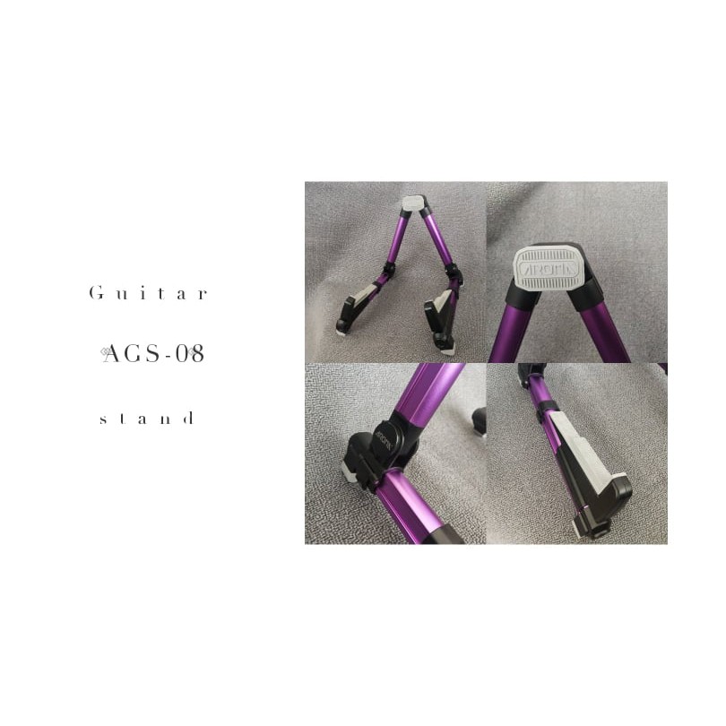 ขาตั้งกีต้าร์Aroma AGS-08 สีม่วง | Shopee Thailand
