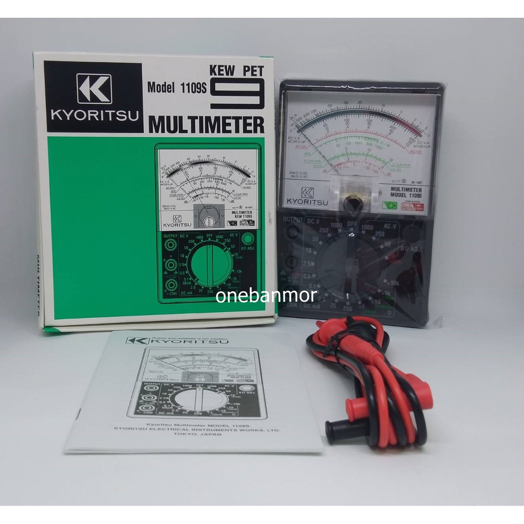 KYORITSU 1109S ทนทาน แม่นยำ ซ่อมง่าย สินค้าของแท้ 100% อุปกรณ์ครบ ออก ...