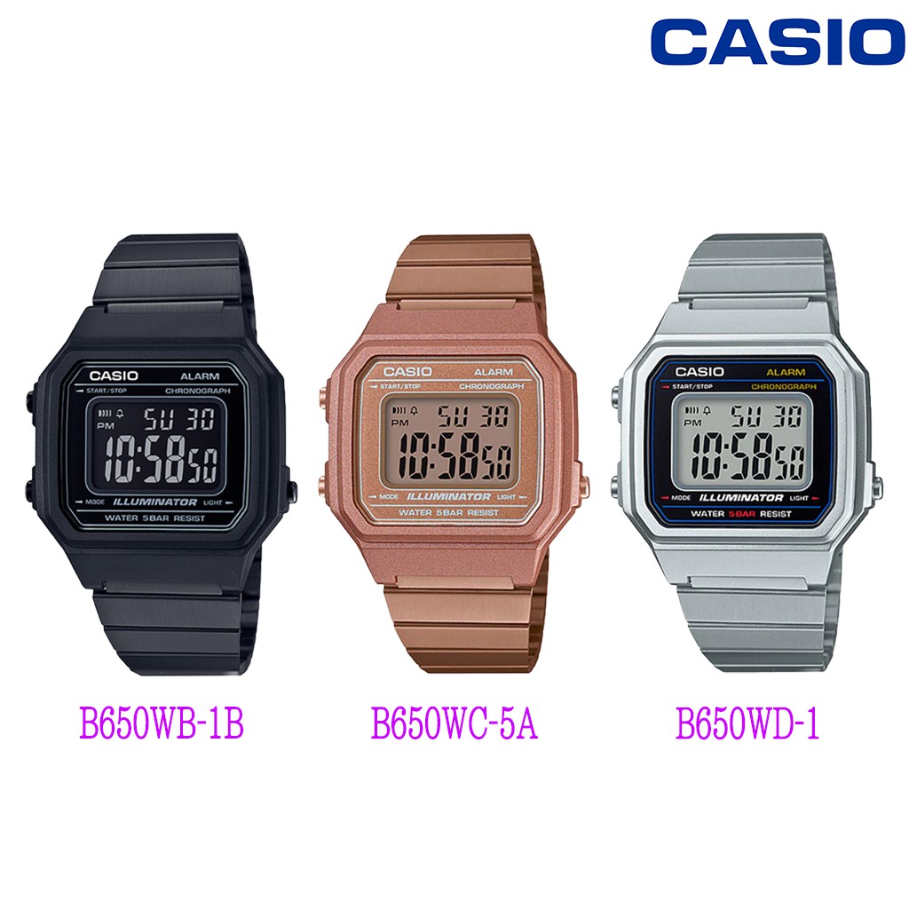 ของแท้ นาฬิกาข้อมือ Casio รุ่น B650 ประกันศูนย์ CMG | Shopee Thailand