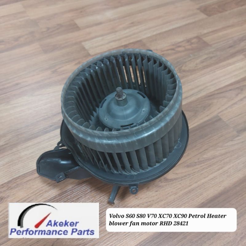Volvo S60 V70 XC70 S80 Petrol Heater blower fan motor RHD 28421 ...