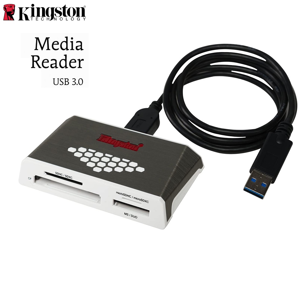 KINGSTON USB 3.0 High-Speed Card Reader for CF, SD, MicroSD and Memory ...