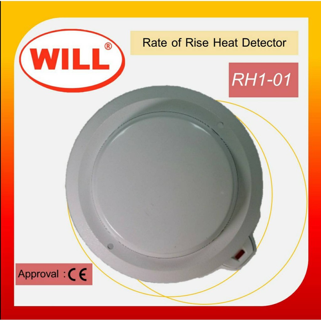 RATE OF RISE HEAT DETECTOR รุ่น RH1-01 "WILL" ตัวจับความร้อน "ขอใบเสนอ ...