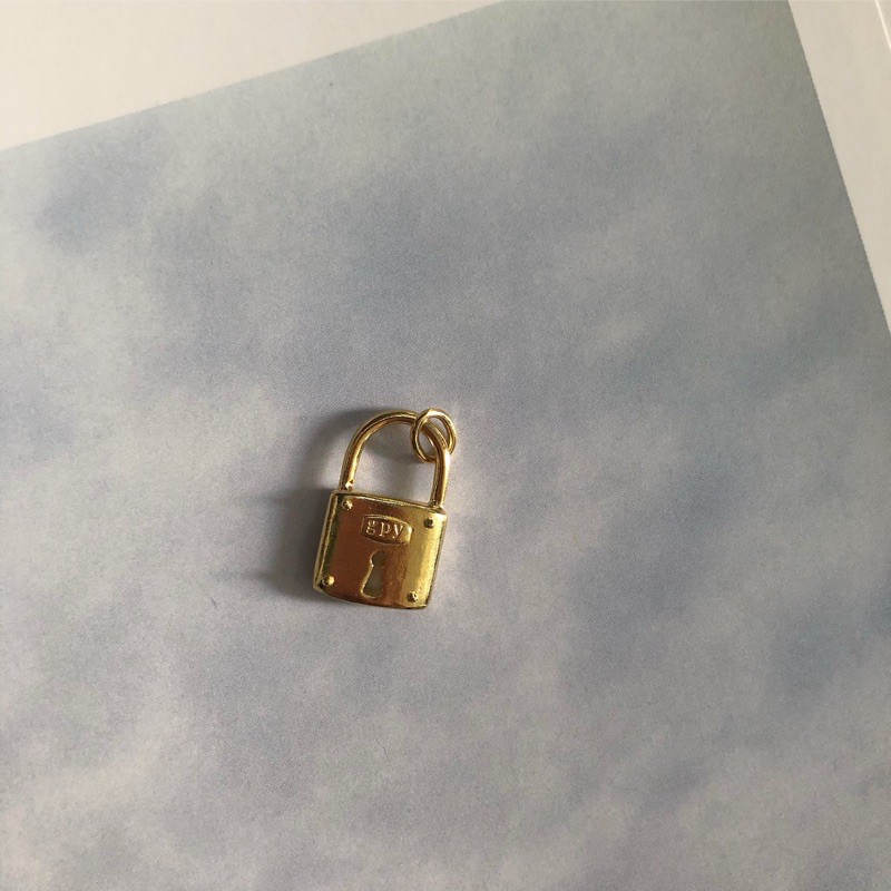 grumpy, standard padlock pendant(จี้อย่างเดียว ไม่รวมสร้อย) | Shopee Thailand