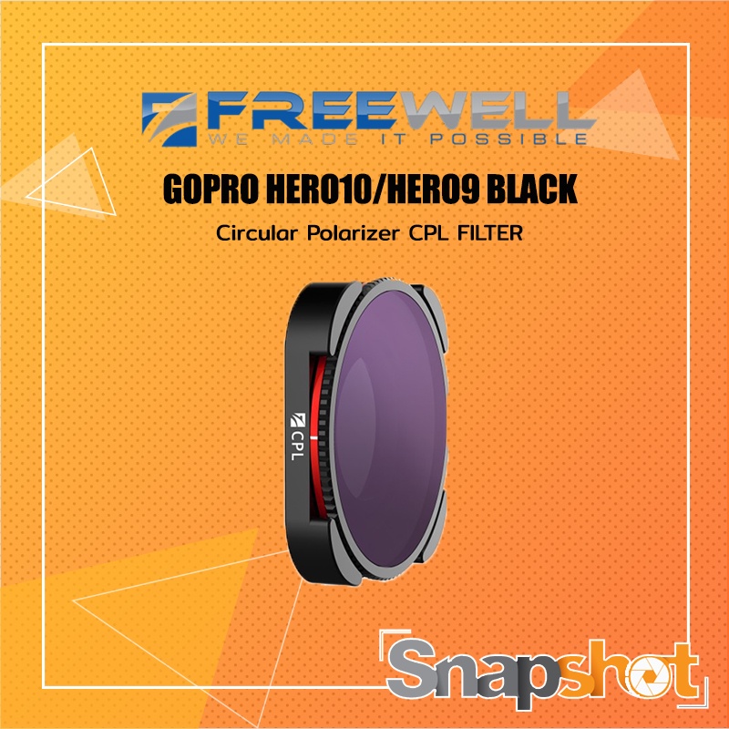FREEWELL CPL Filter GOPRO HERO12/11/10/9 BLACK [ Circular Polarizer ...