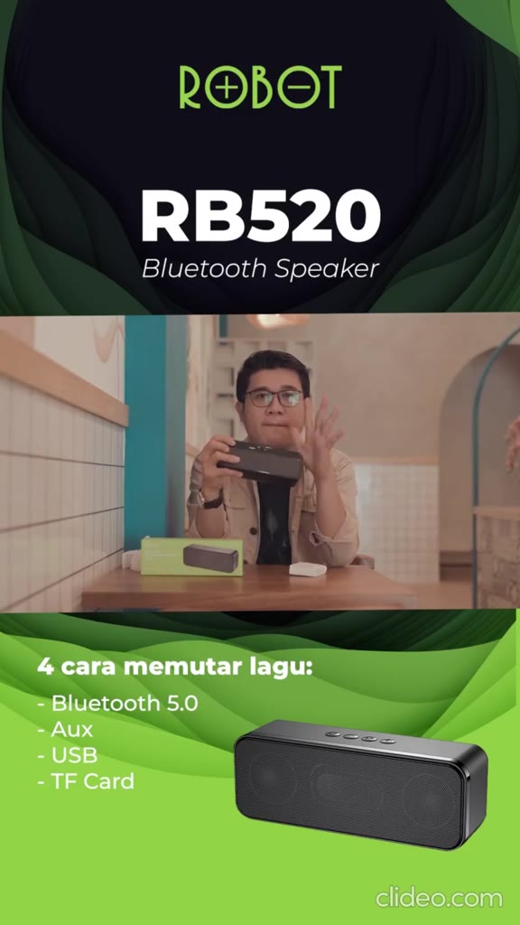 [สินค้าขายดี] ROBOT รุ่น RB520 ลำโพงบลูทูธ ลำโพง Speaker Bluetooth ลำโพง บลูทูธ 5.0 แบบพกพา ...