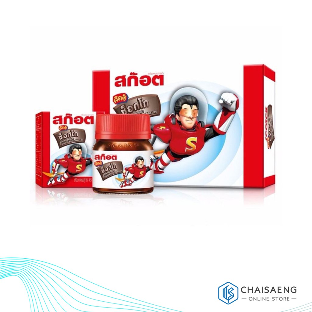 (แพ็ค12) Scotch Kitz Choco Essence of Chicken Plus Chocolate สก๊อต คิต ...