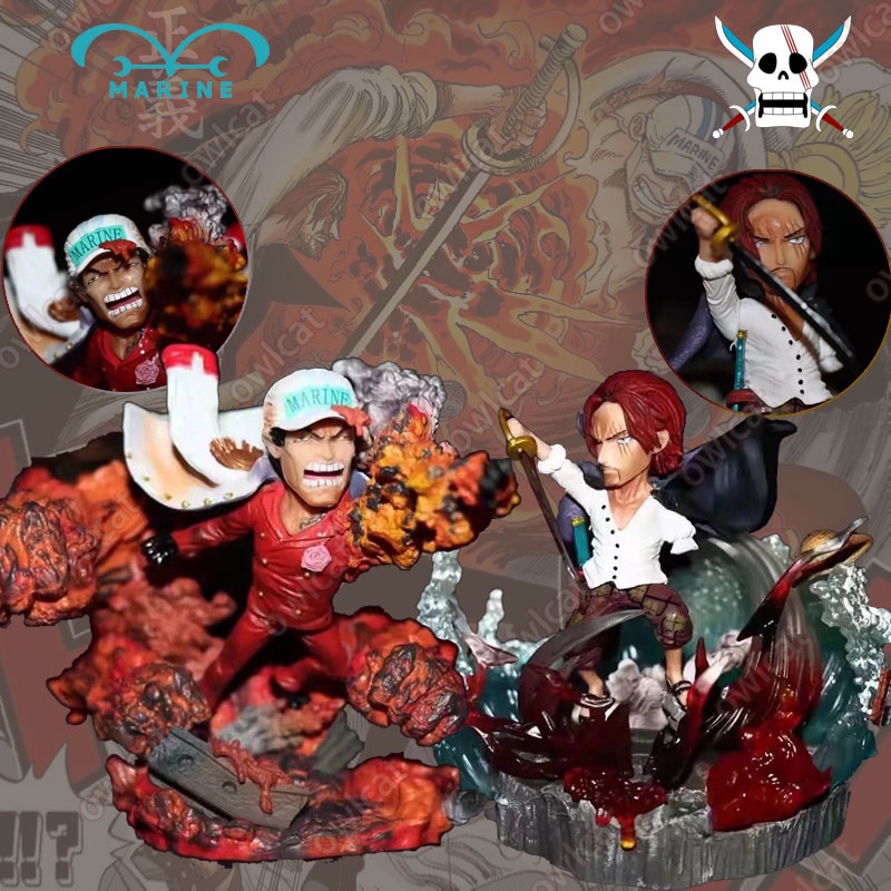 โมเดลวันพีช Red-Haired Shanks (Marineford Arc. Ver.) GK Figure Four ...