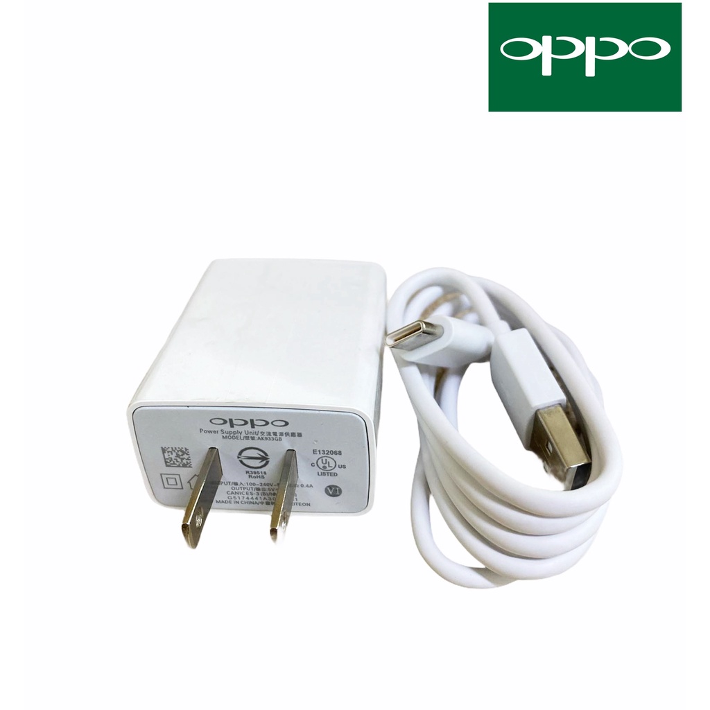 ชุดชาร์จ หัวพร้อมสาย OPPO TYPE-C MAX 5V2A ของเเท้ ใช้ได้หลายรุ่น เช่น ...