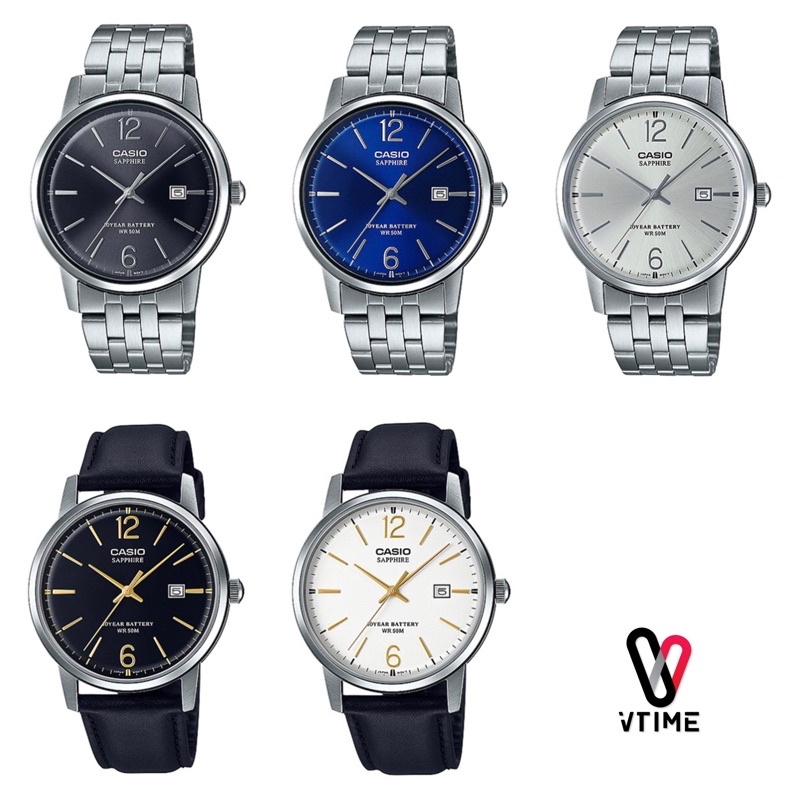 CASIO นาฬิกาข้อมือ รุ่น MTS-110D | MTS-110L | Shopee Thailand