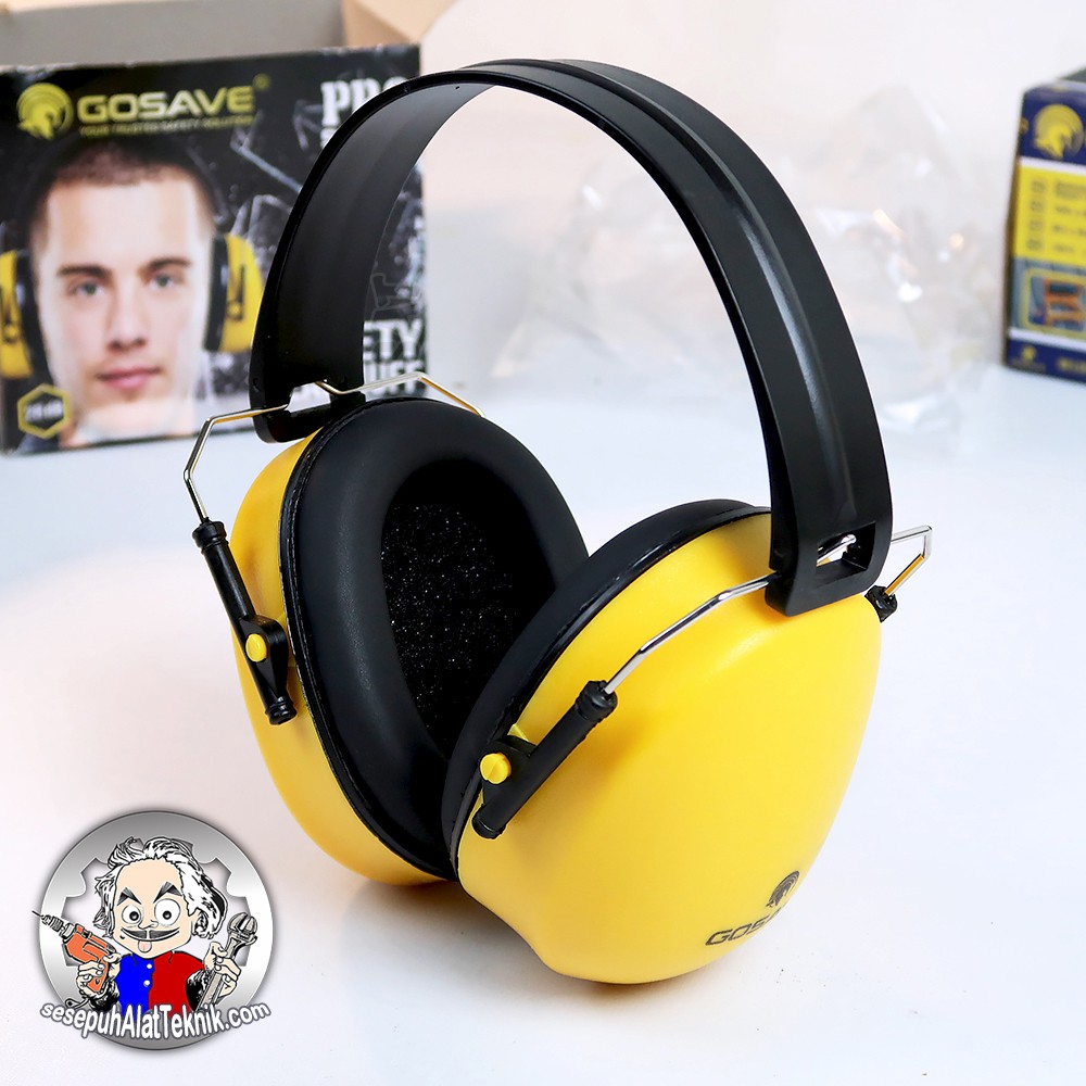 Ear Muff Safety Pro Earmuff 28DB GOSAVE อุปกรณ์ป้องกันหู | Shopee Thailand