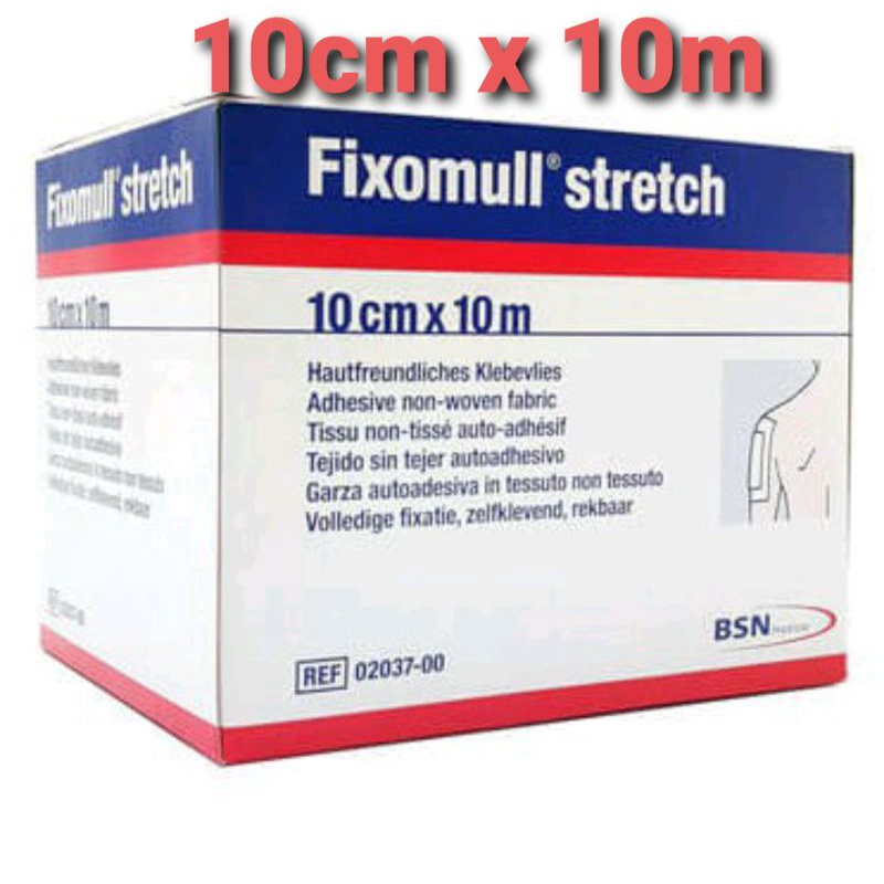 "Fixomull Stretch ฟิกซ์โซมูล แผ่นปิดแผลอเนกประสงค์ ขนาด(10cm x 10M) [1 ...