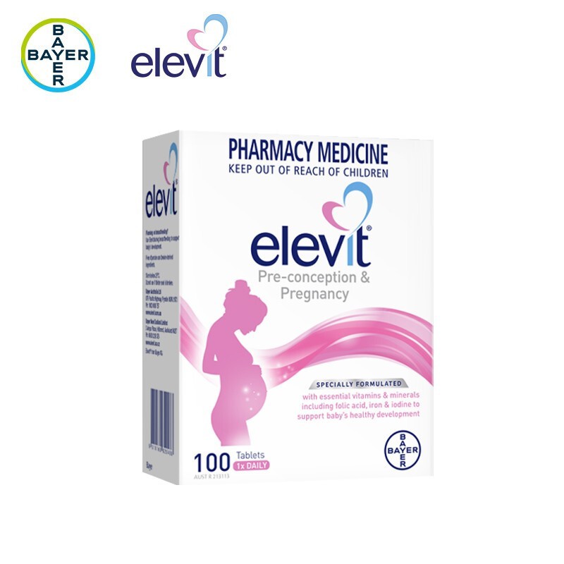Elevit Pregnancy Multivitamin 100 Tablets | Shopee Thailand