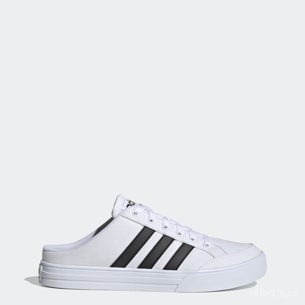 adidas SKATEBOARDING VS Set Mule Shoes ผู้ชาย สีขาว FX4849 | Shopee ...