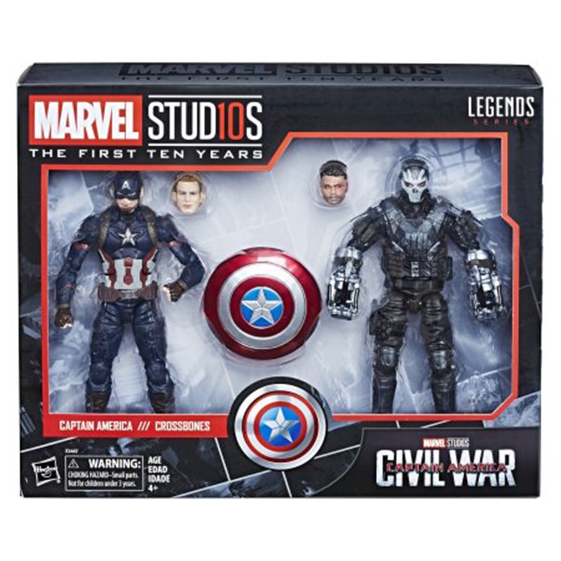 Marvel Legends Cinematic Universe 10th Anniversary Captain America and ...