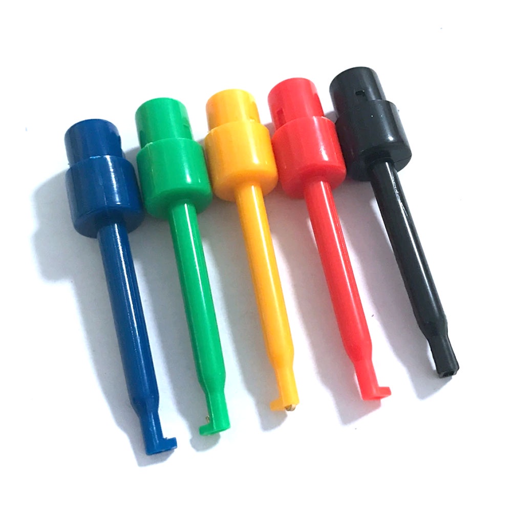 (2 ขิ้น) 43 mm / 58 mm คลิป ตะขอเกี่ยว โพรบ Test Hook Clip Grabbers ...